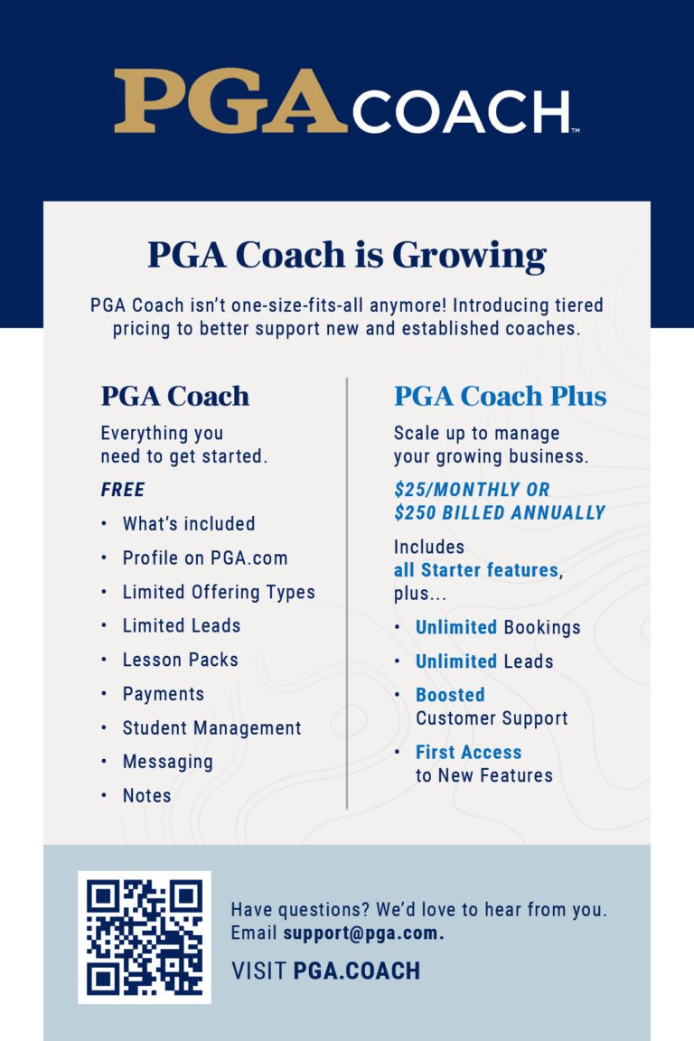 PGA Coach & PGA Coach+ – Middle Atlantic PGA